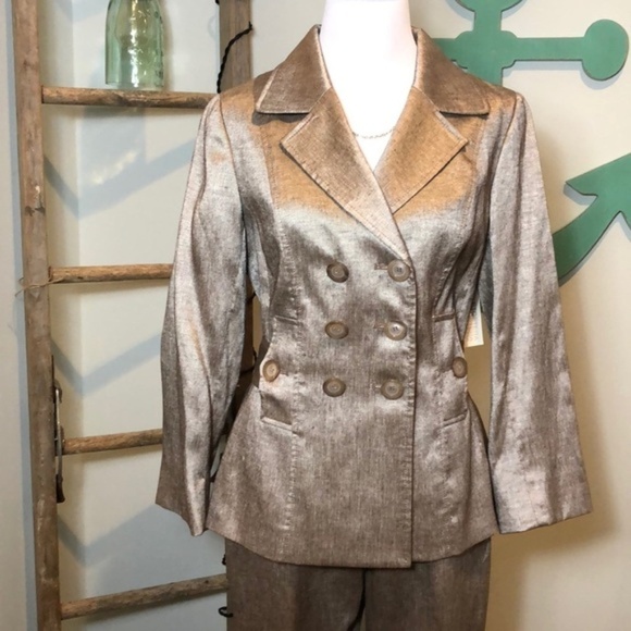 Etcetera | Jackets & Coats | Etcetera Suit Jacket In Champagne | Poshmark